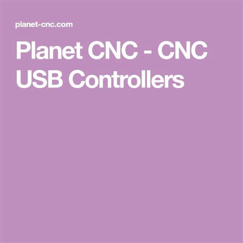 Planet CNC CNC USB Controllers Cnc Cnc Machine Design Cnc Controller