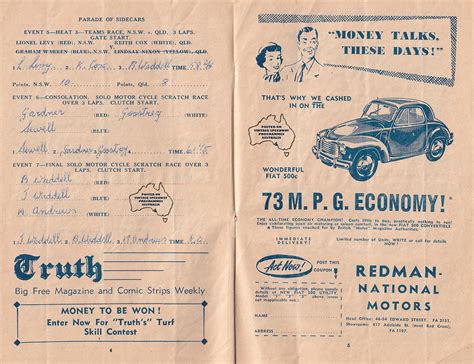 vintage speedway vintage speedway programmes australia