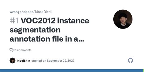voc2012 instance segmentation annotation file in a coco format · issue