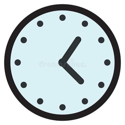 Analog Clock Stock Illustrations 21235 Analog Clock Stock