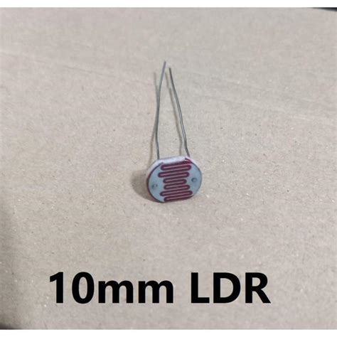 2pcs Ldr 10mm Ldr Sensor Photoresistor Ldr Sensor Light Photo Cell