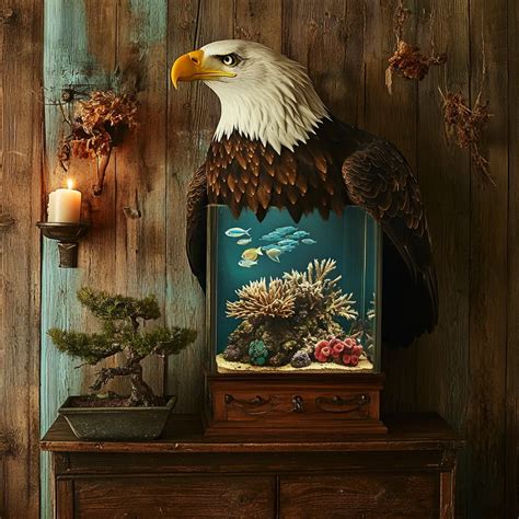 Bald Eagle Aquarium A Majestic Fusion Of Nature And Art