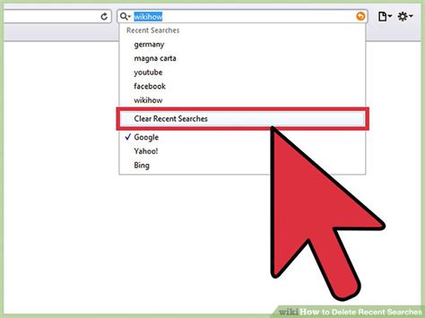 10 Ways To Delete Recent Searches WikiHow