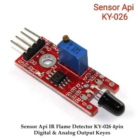 Jual Sensor Api Ir Flame Detector Ky 026 4pin Jakarta Barat Arfa