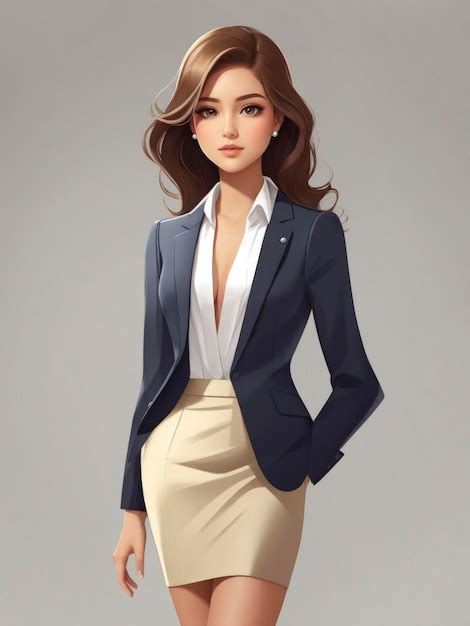 Premium Ai Image Formal Girl