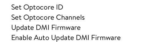 DMI Cards Update Settings KLANG DMI Cards Update Settings KLANG