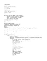 Individual Lab Report Verilog Code Docx Cameron Wiley Module Elevator Controller Input Clk Rst