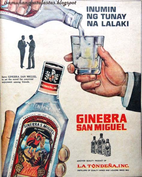 Isa Munang Patalastas 24 Ginebra San Miguel Ang Inumin Ng Tunay Na Lalaki