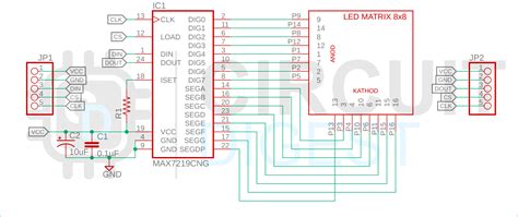 Arduino And Max7219 Led Dot Matrix Display Interfacing 49 Off