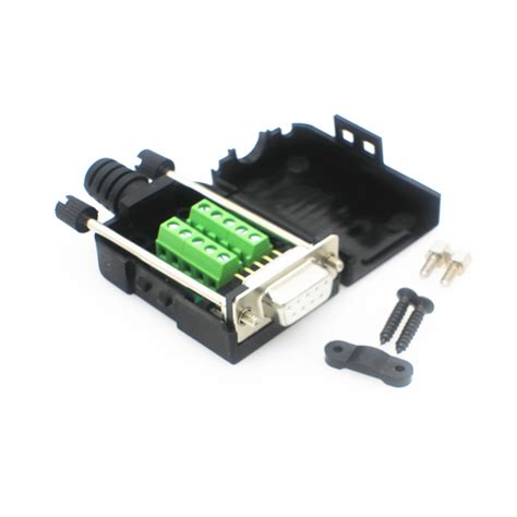 Db9 Female Connector With Screw Terminals Adapter Module • Mktechnic