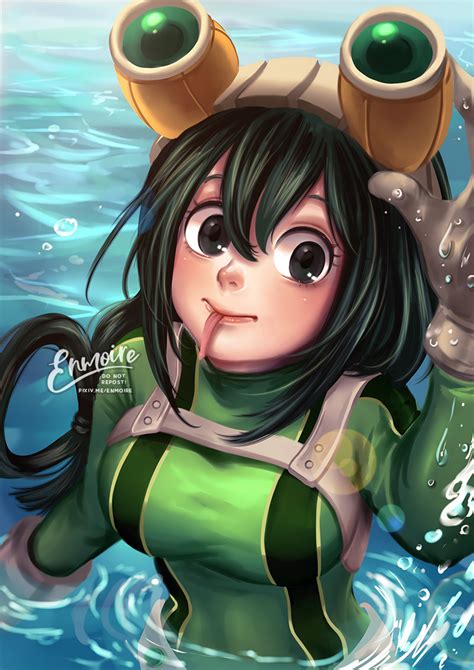 ﻿1 W ШШ O V 7 75 Áá шк C 1 Asui Tsuyu Цую Асуи Asui Tsuyu Boku No Hero Academia