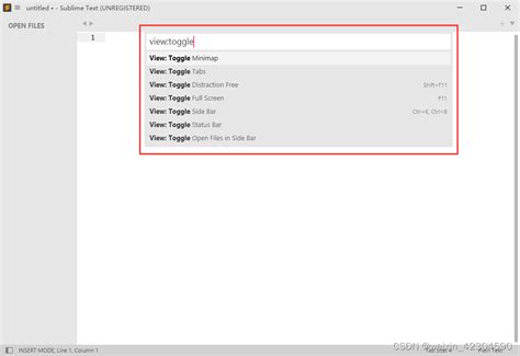 sublime text 4 菜单栏折叠 消失，且没有命令view toggle menu sublime上面工具栏没有了 csdn博客