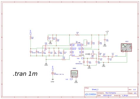 调频鉴频仿真 嘉立创EDA开源硬件平台