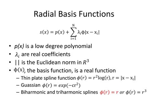 PPT Reconstruction And Representation Of D Objects With Radial Basis Functions PowerPoint