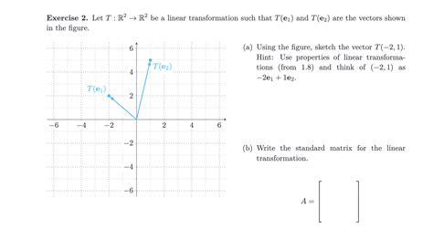 Solved Exercise Let T R R Be A Linear Chegg Com