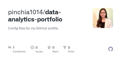 GitHub Pinchia Data Analytics Portfolio Config Files For My GitHub Profile