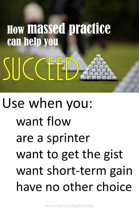 How Massed Practice Can Help You Succeed