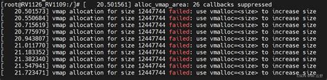 vmap allocation for size 12447744 failed use vmalloc ＜size＞ to