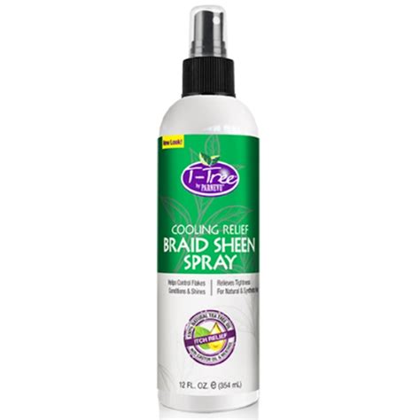 Parnevu T Tree Cooling Relief Braid Sheen Spray 12oz
