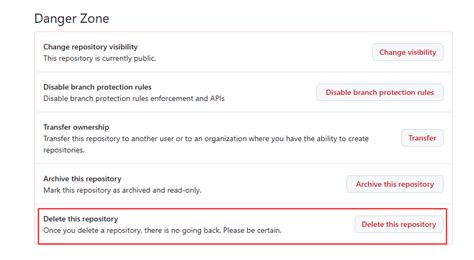 github删除自己的仓库 github删除库 csdn博客