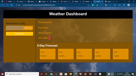 GitHub Jibril Weather Dashboard