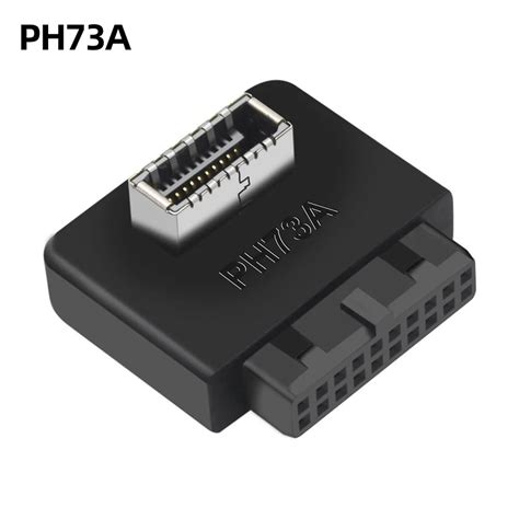 Переходник Usb3 0 19 20p на Type E подходящий для подключаемого порта Typec на передней панели