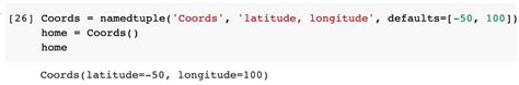 Python Named Tuple What How And When To Use Towards Data Science