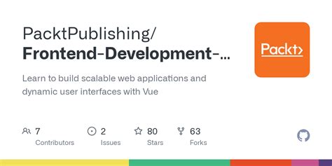 Github Packtpublishingfrontend Development Projects With Vuejs 3