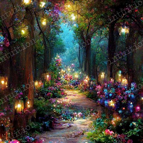 Whimsical Forest Intuition Backgrounds