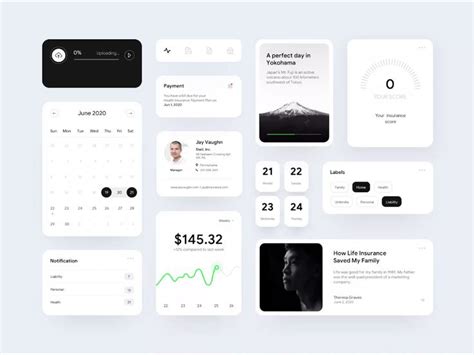 Hey Guys Exploring Some Design Components For An Insurance App With
