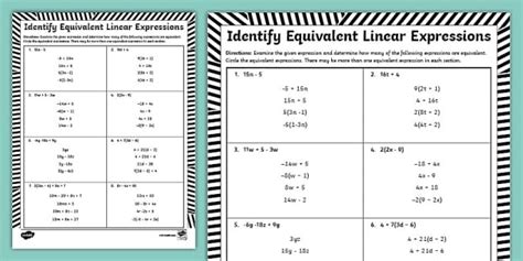 Identifying Equivalent Expressions 6th Grade Quiz Wayground