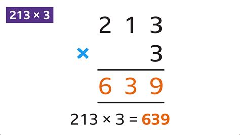 How To Use The Short Multiplication Method Ks3 Maths Bbc Bitesize Bbc Bitesize