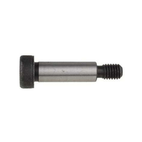 8mm X 25mm M6 X 1 00p Thread Socket Shoulder Screw G12 9 Plain Black