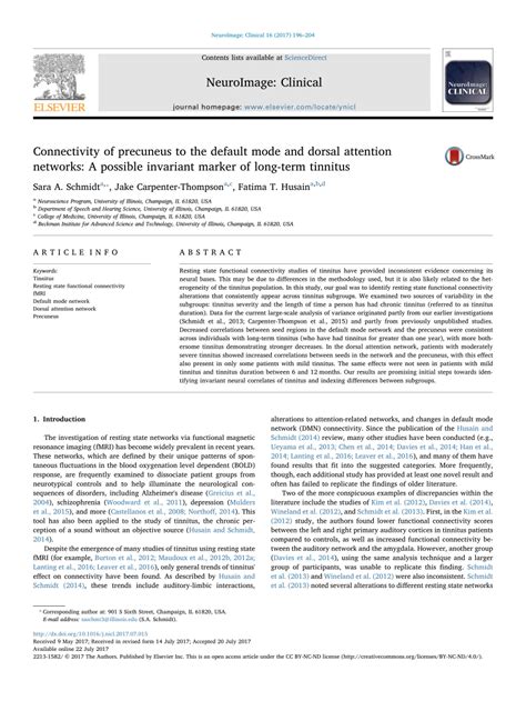 Pdf Connectivity Of Precuneus To The Default Mode And Dorsal