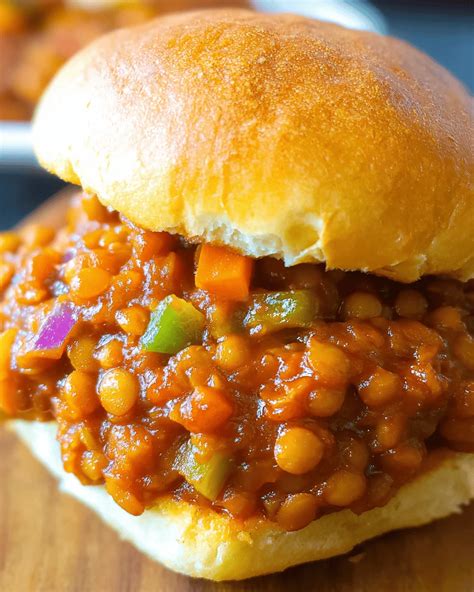 Instant Pot Lentil Sloppy Joes