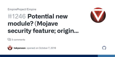 Potential New Module Mojave Security Feature Origin Spoofing