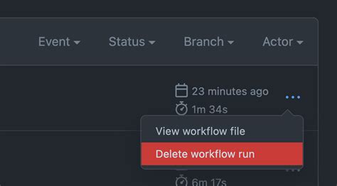Allow Deleting Workflow Runs From Runs Page · Community · Discussion