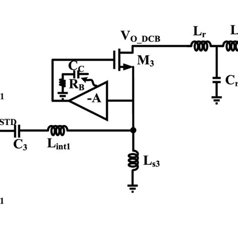 A Equivalent Circuit Model Of The Input Matching Network B Simulated