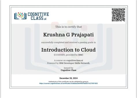 krushna prajapati on linkedin cloudcomputing ibm certification learningjourney cloudtechnology