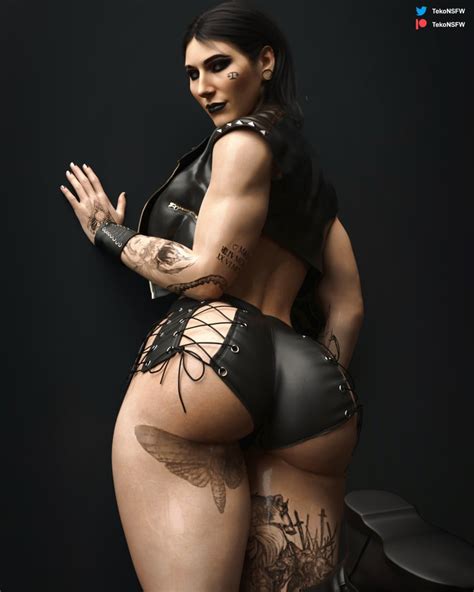 Rule 34 3d Ass Big Ass Muscular Rhea Ripley Tekonsfw Wrestling Wwe