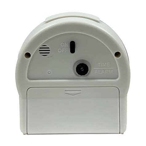 Seiko 4 Inch Marui Beep Alarm Metallic Blue Analog Quartz Traditional Desk Clock Qhe198llh