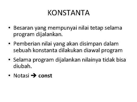 Struktur Algoritma Tipe Data Program Flowchart Terminator Mulaiselesai