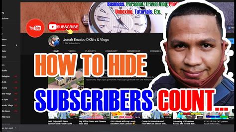 How To Hide Subscribers Count In Youtube Hide And Unhide Tutorial