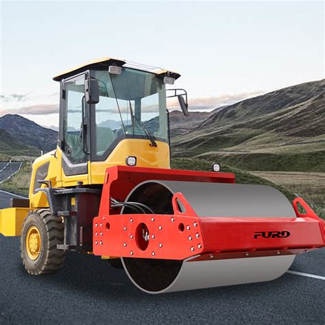 Ride On Vibratory Steel Tandem Roller 6 Ton Soil Road Roller Compactor