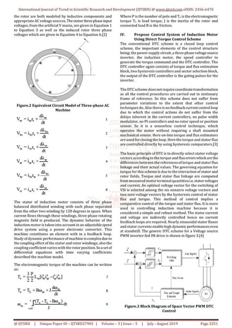 speed control system of induction motor by using direct torque control