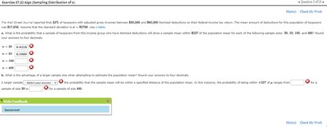 Solved Exercise Algo Sampling Distribution Of X Chegg