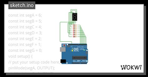 MIKROKONTROLLER ANGKA 2 Wokwi ESP32 STM32 Arduino Simulator