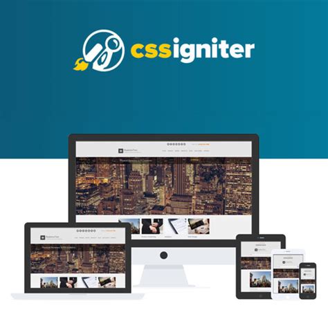 CSS Igniter BusinessTwo WordPress Theme GPLRock Com