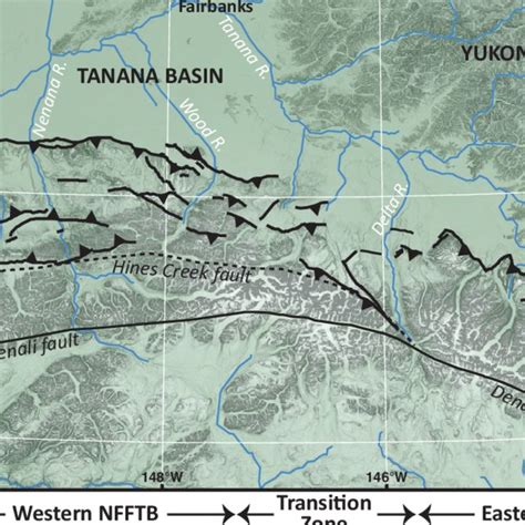 Quaternary Faults Of The Dot T Johnson Fault System Note The