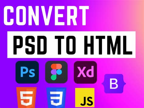 Psd To Html Bootstrap Responsive Website Upwork